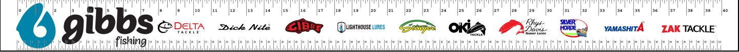 Tape Measure Boat Decal — Gibbs Fishing